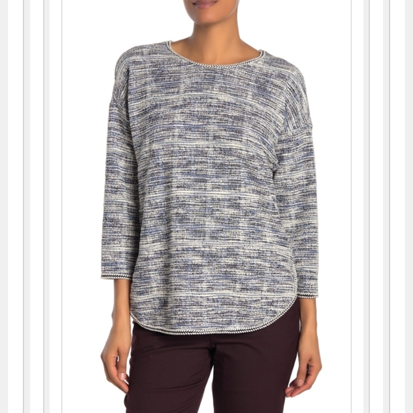 Max Studio | Tops | Max Studio Knit Tweed Dropshoulder Top | Poshmark